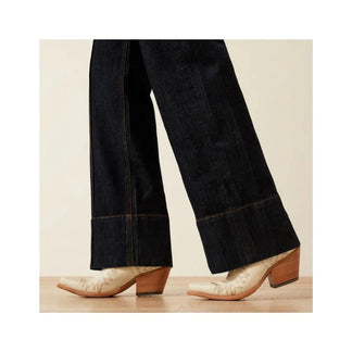 Ariat Women's Ultra High-Rise Tomboy Western Utility Wide Leg Jeans ...