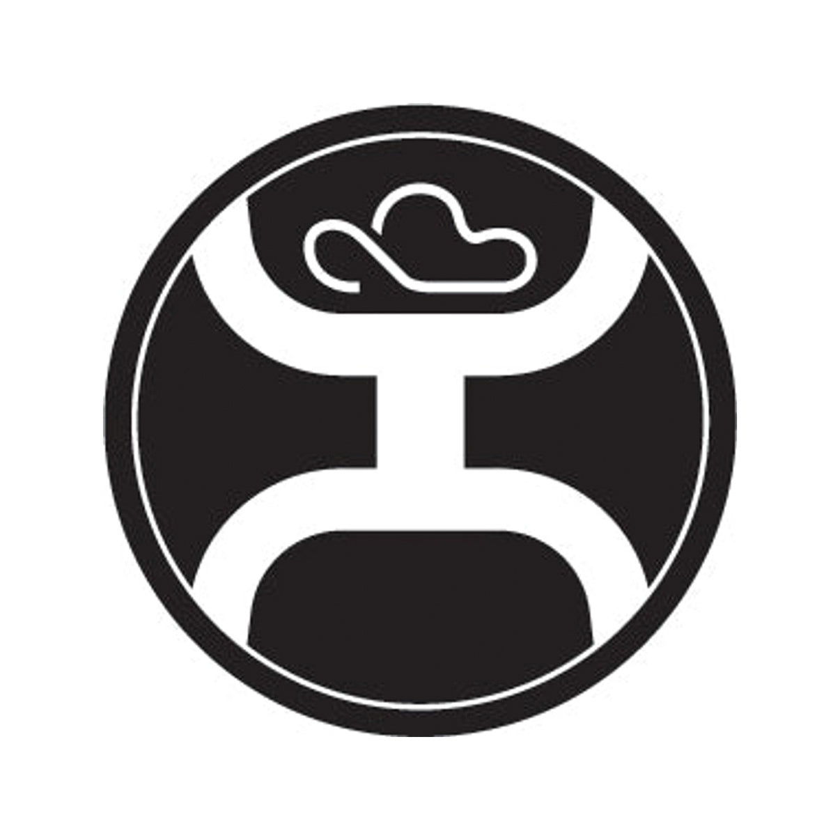 Hooey 4" Black/White Decal – Wei's Western Wear
