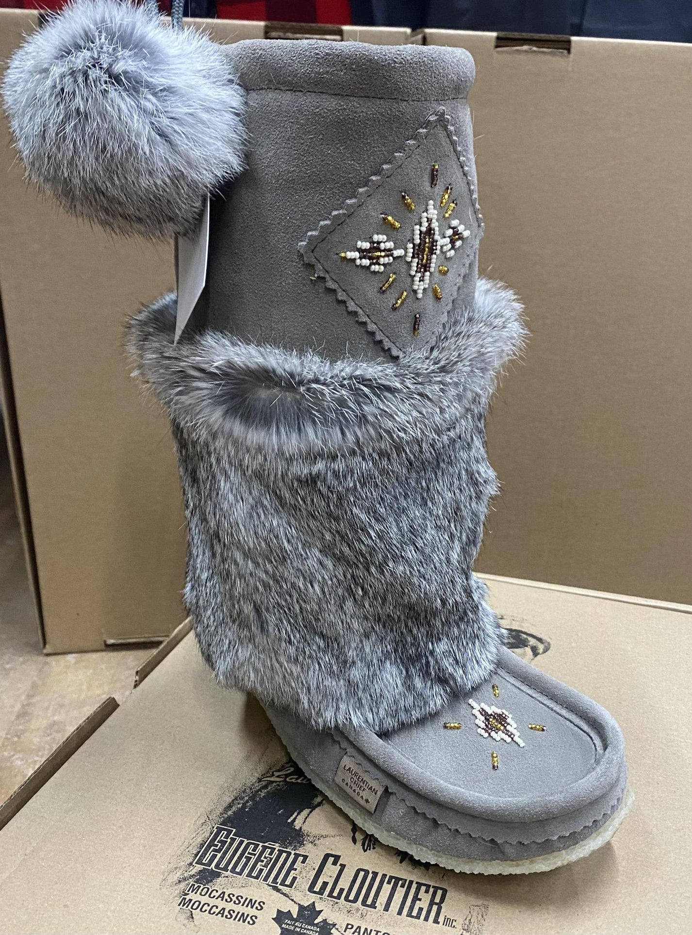 Laurentian Chief Women's Mukluk 13" Orlon Beaded – Wei's Western Wear