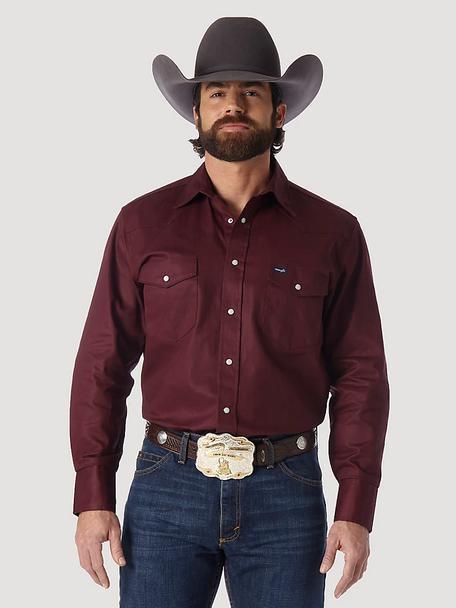 Wrangler Men's Authentic Cowboy Cut Work Shirt – Wei's Western Wear