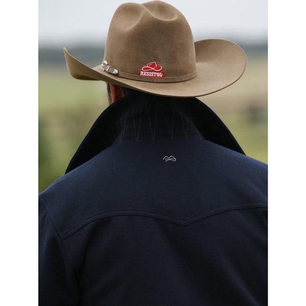 Cinch Men's Navy Wool Ranch Jacket – Wei's Western Wear