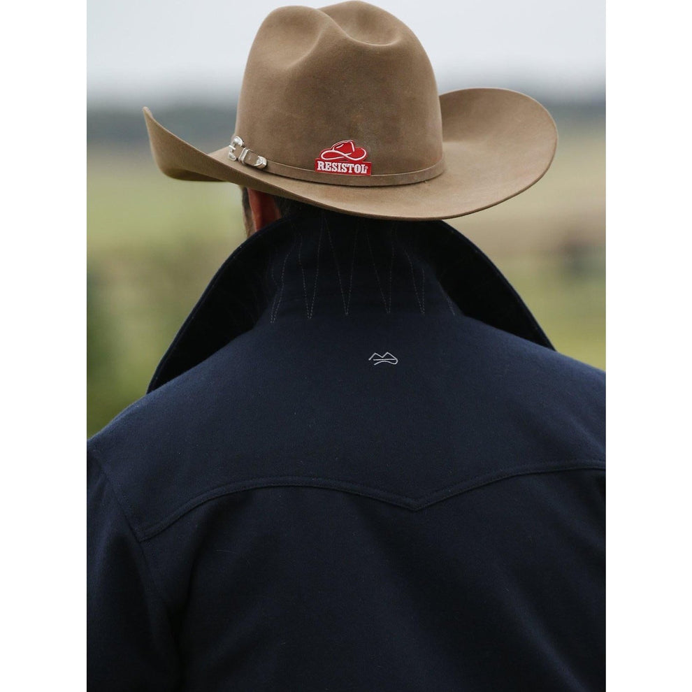 Cinch Men's Navy Wool Ranch Jacket – Wei's Western Wear